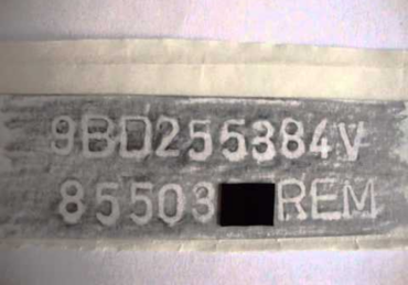 Remarcação de Chassi